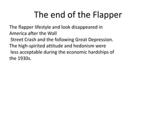 Flappers- 1920's | PPTX