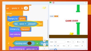 Hour (and a half) of Code: Flappy Bird Games in Scratch | PPTX