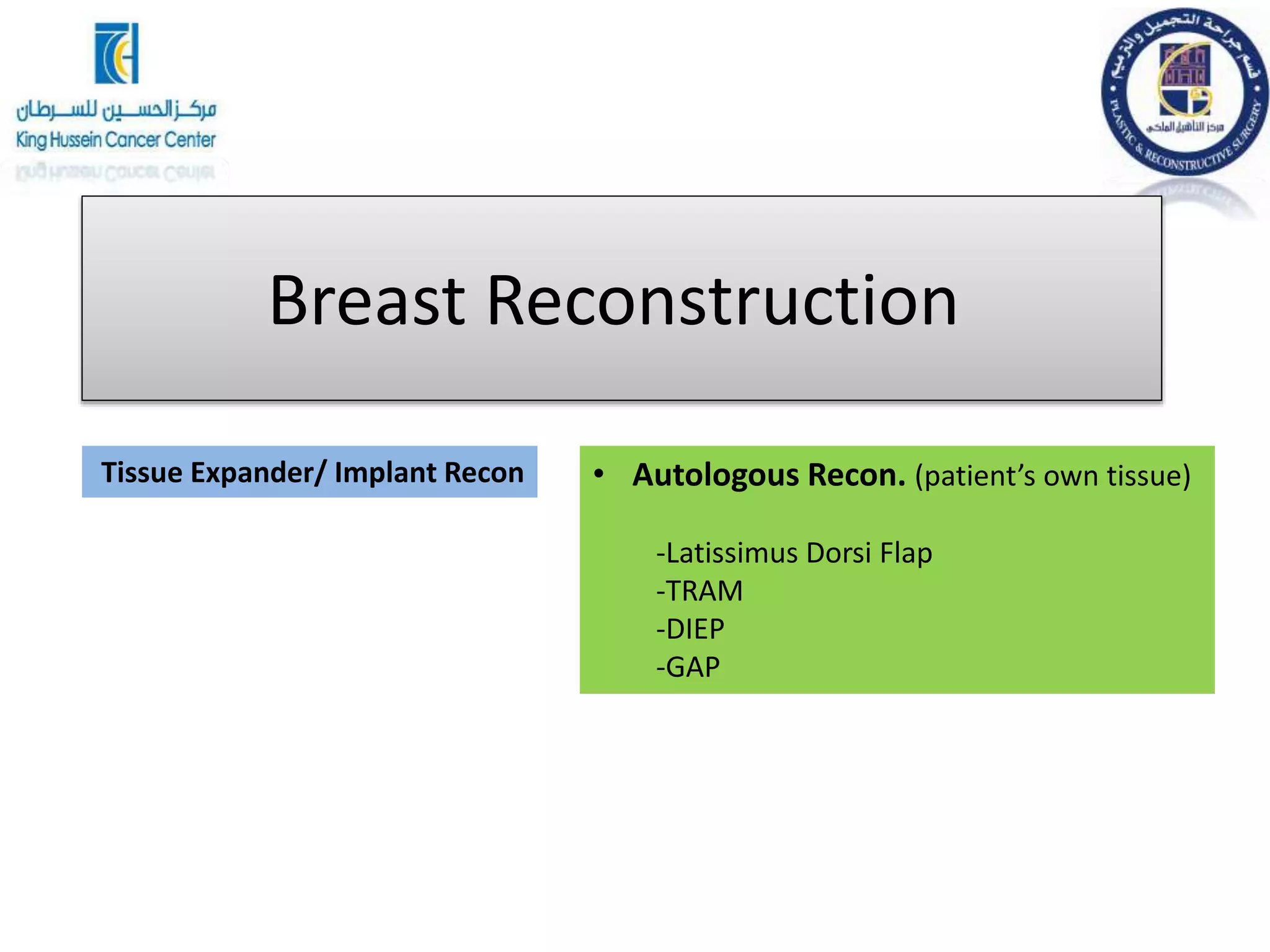 Flap reconstruction | PPTX