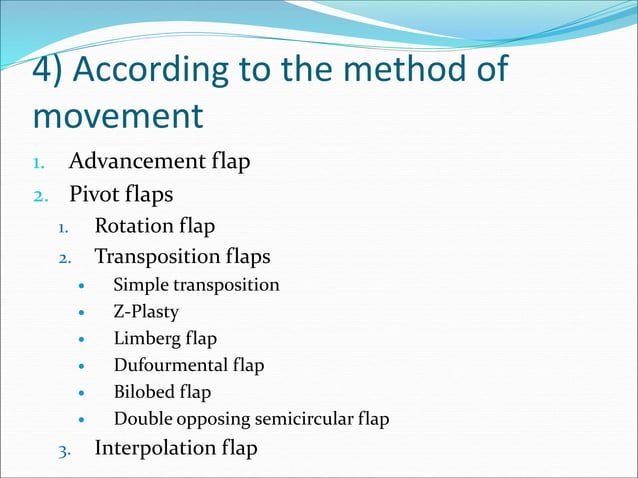 Flaps Basics and Important Leg Flaps and Trauma to Leg management | PPT