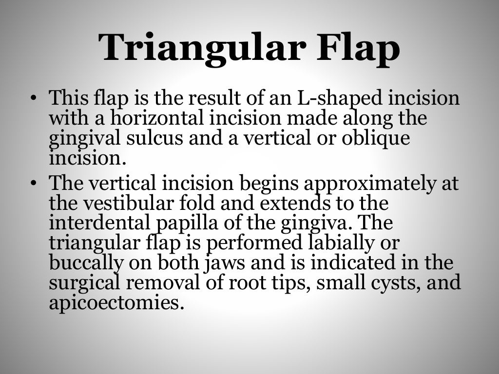 Types Of Flap Design In Oral Surgery - Design Talk