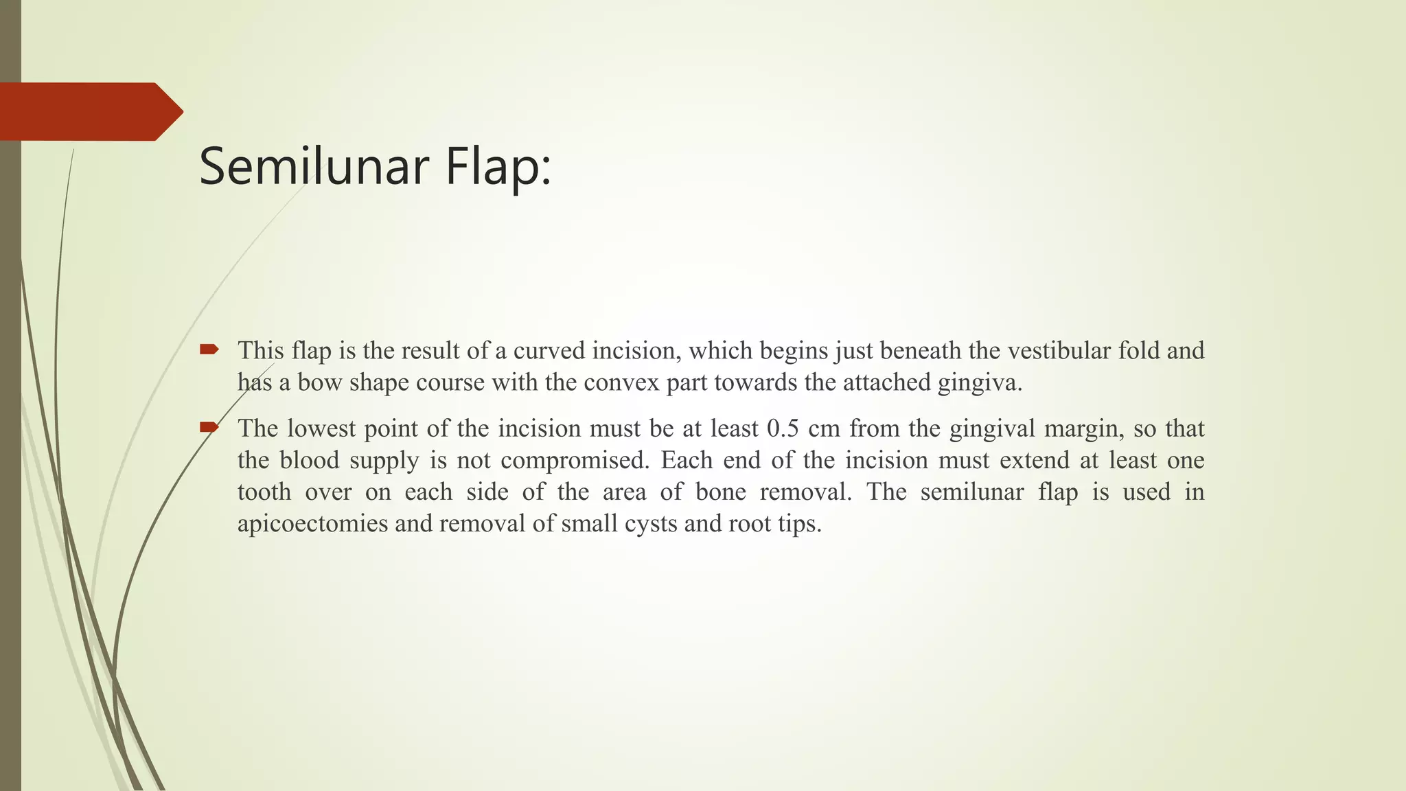 Flaps in oral surgery | PPTX