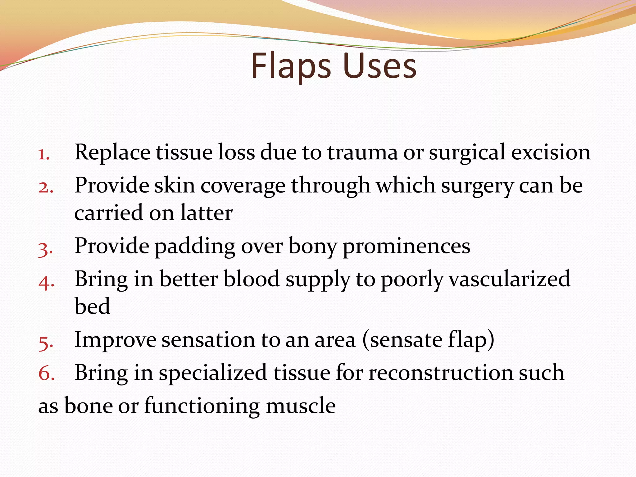 Flaps in plastic surgery | PPTX