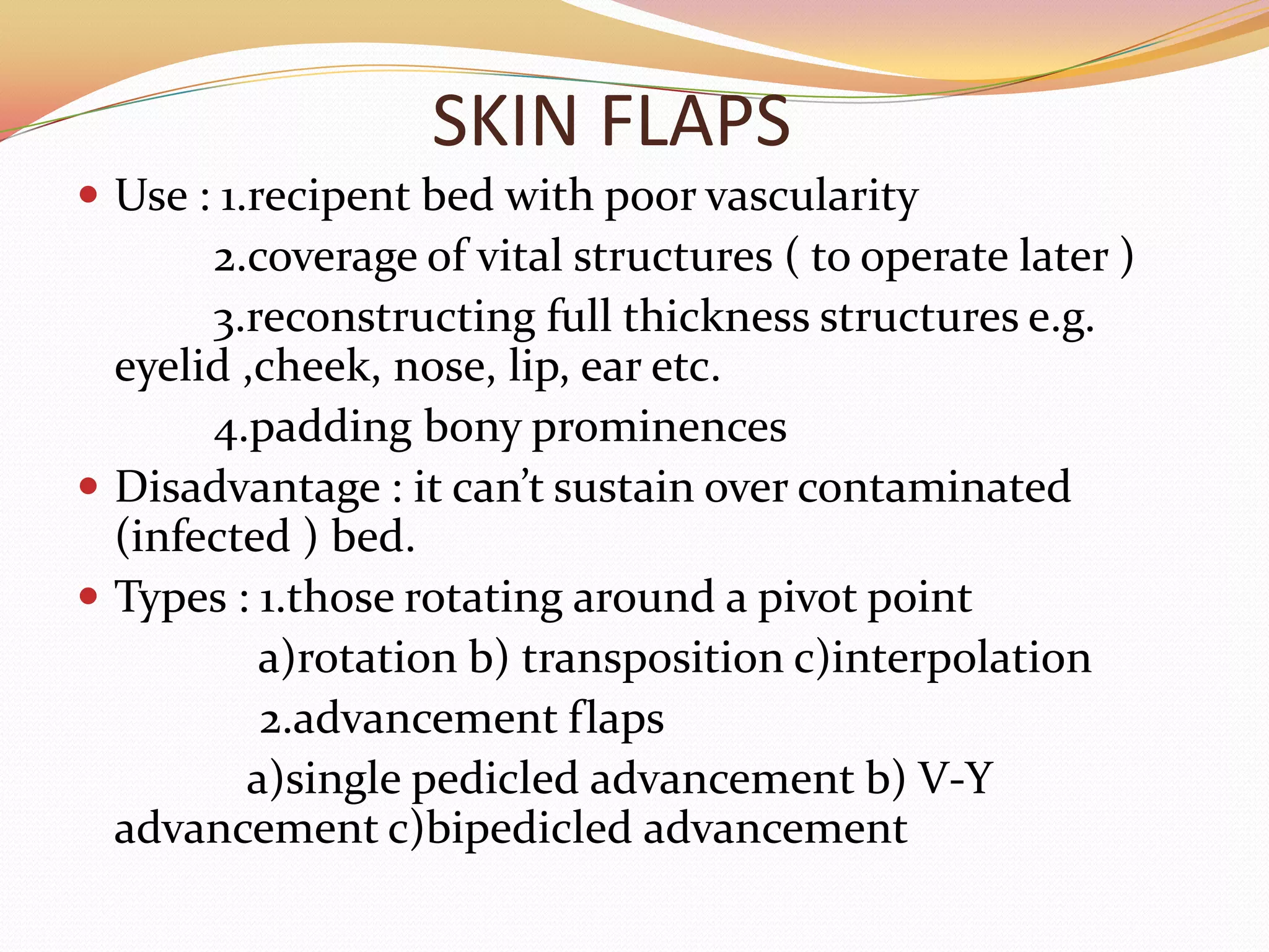 Flaps in plastic surgery | PPTX