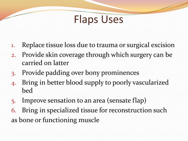 Flaps in plastic surgery | PPTX