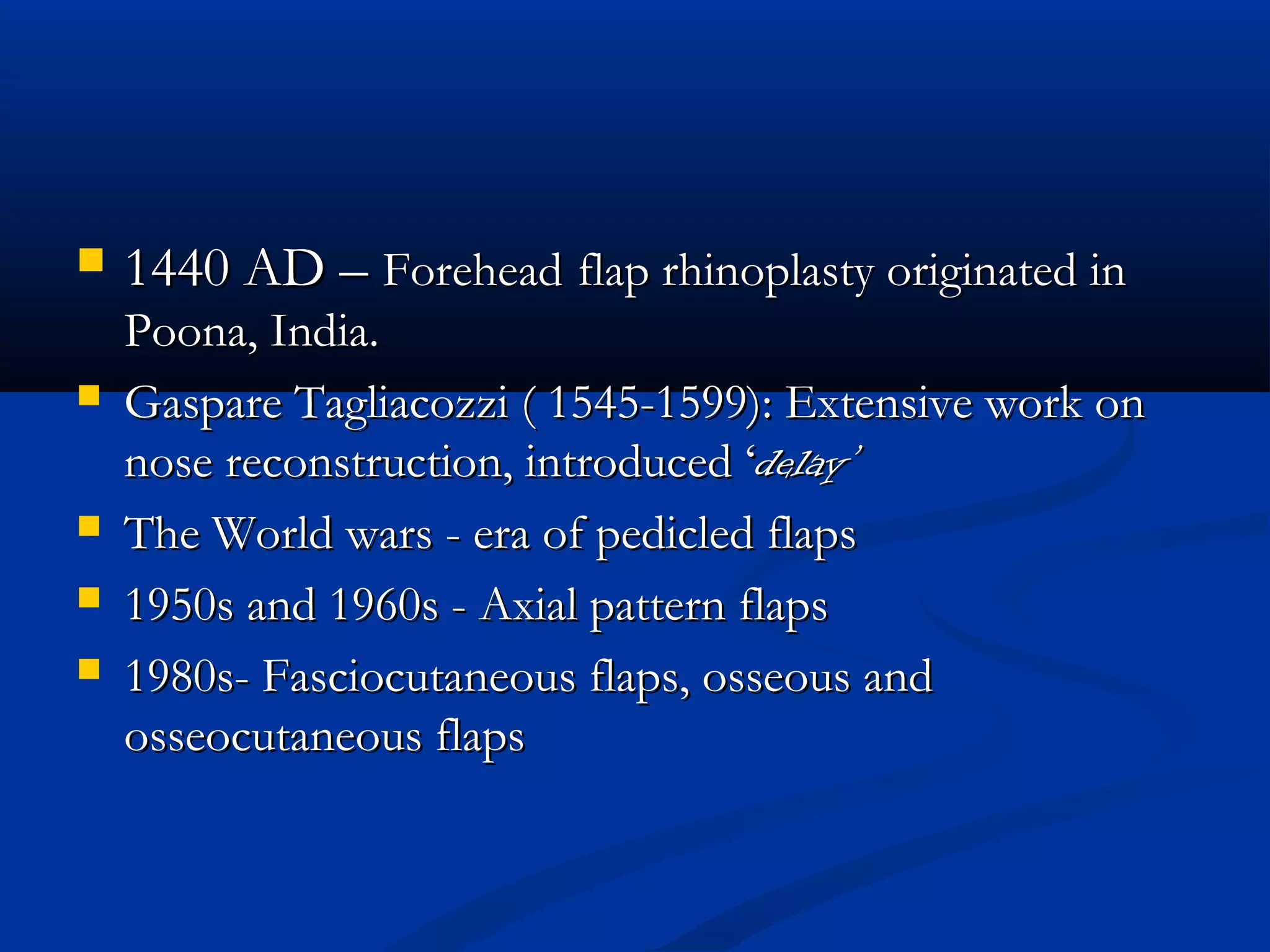 Flaps in plastic surgery | PPT