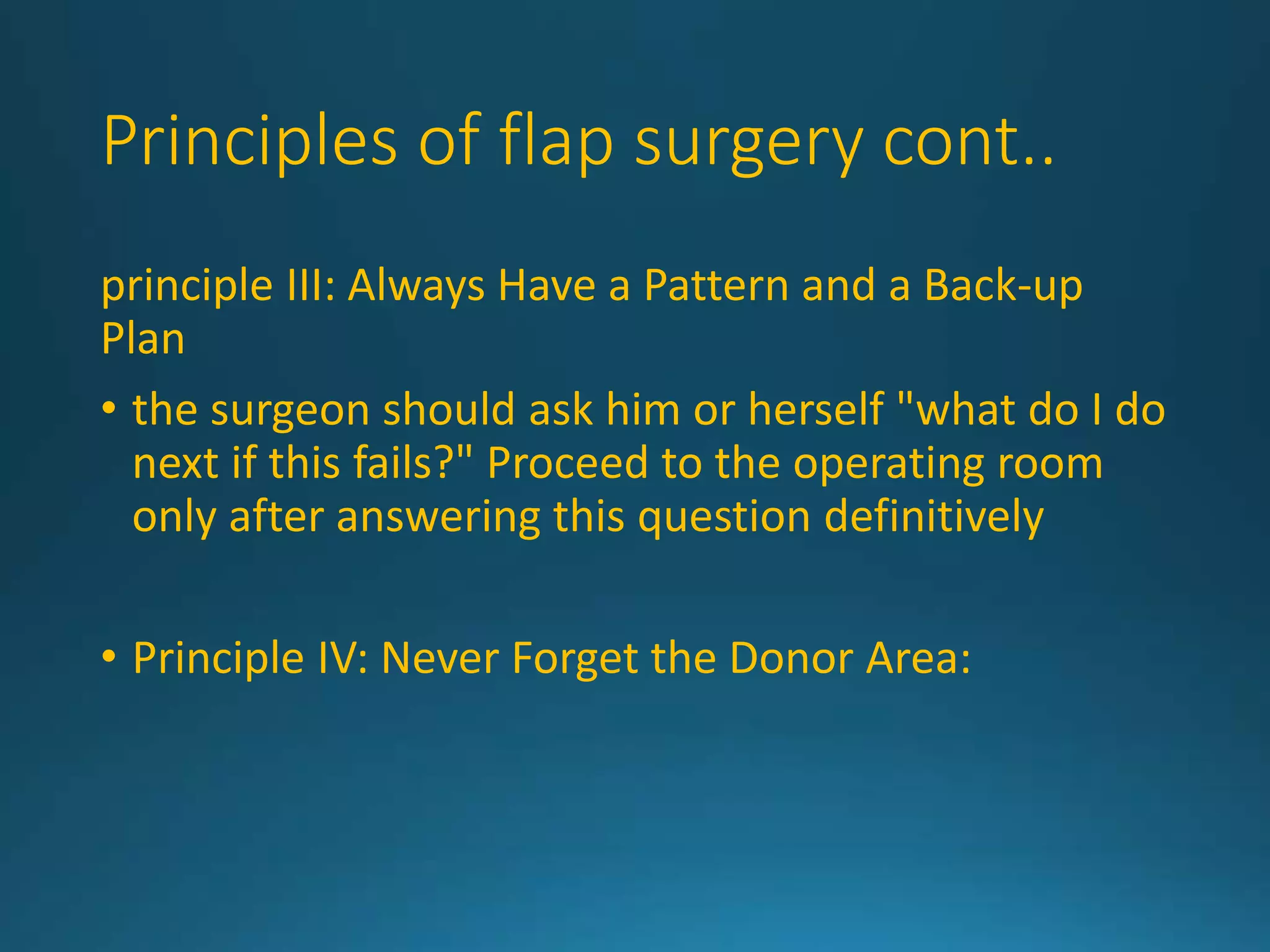 Flaps in surgery | PPTX