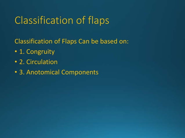 Flaps in surgery | PPTX