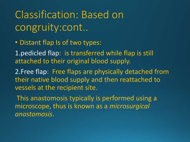 Flaps in surgery | PPTX