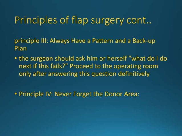 Flaps in surgery | PPTX