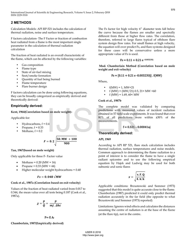 Flare Radiation Mitigation Analysis Of Onshore Oil Gas Production Refining Facility For A Low