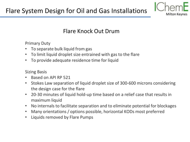 flare-system-design-for-oil-and-gas-installations-chris-park.pptx ...