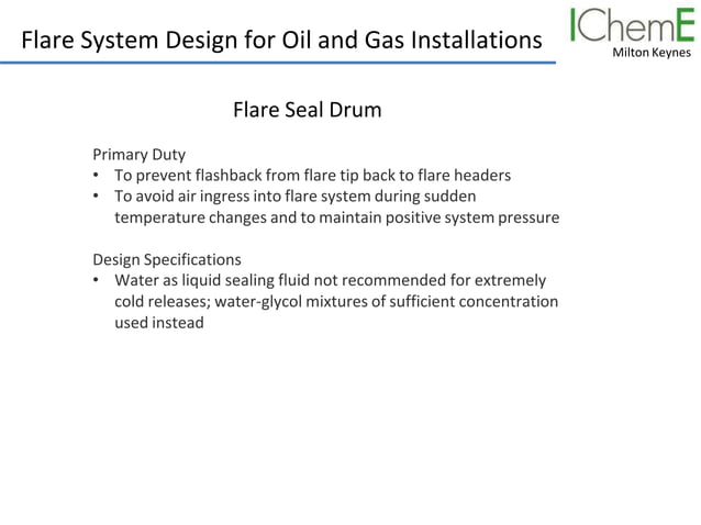 flare-system-design-for-oil-and-gas-installations-chris-park.pptx ...