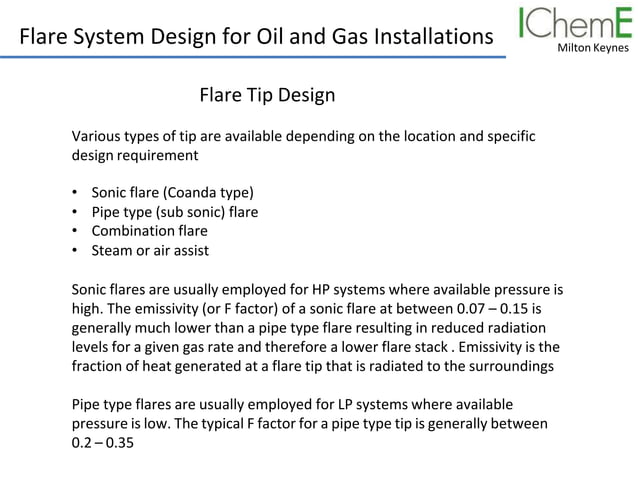 flare-system-design-for-oil-and-gas-installations-chris-park.pptx ...