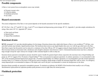 Flare and vent disposal systems molcularseal - | PDF