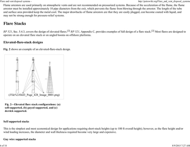 Flare and vent disposal systems molcularseal - | PDF