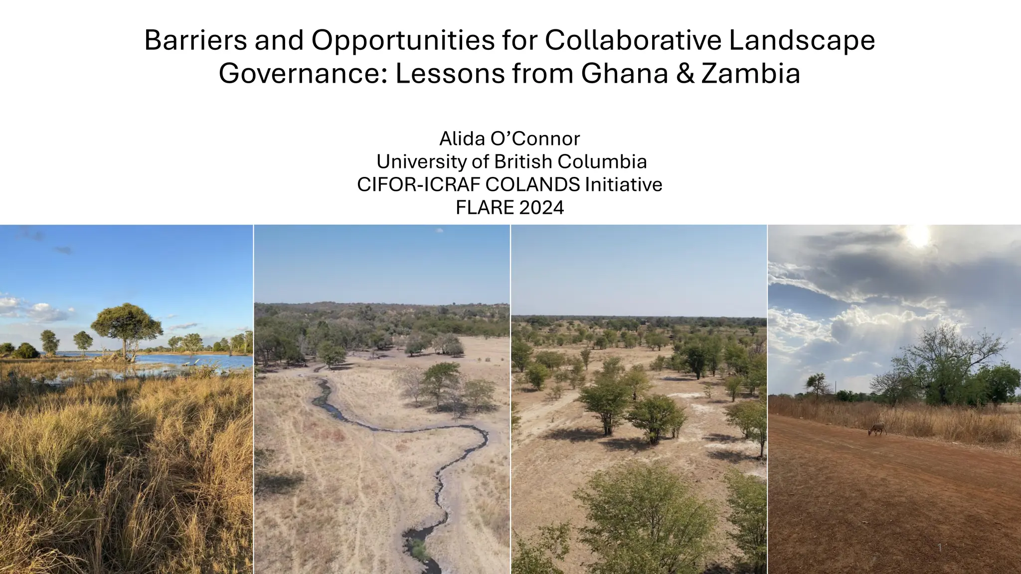 Barriers and Opportunities for Collaborative Landscape Governance ...