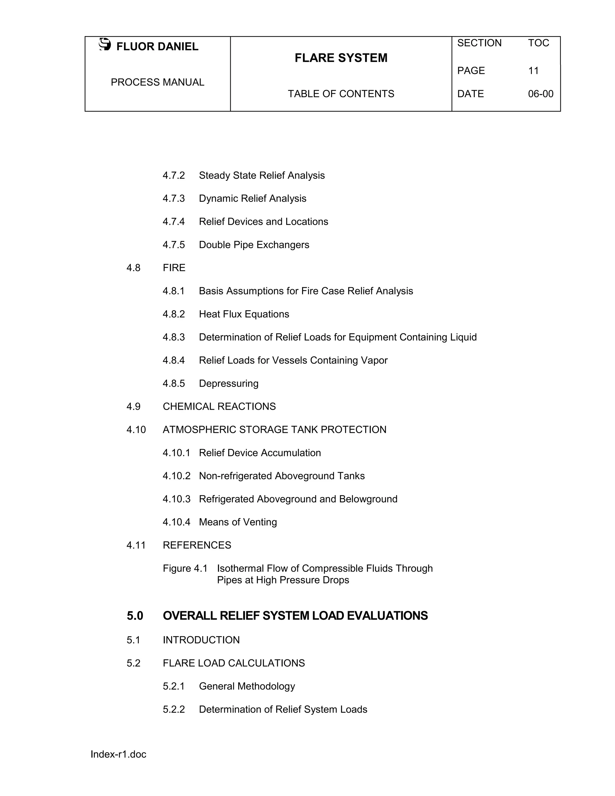 Flare System Process Design Manual - Flour Daniel | PDF