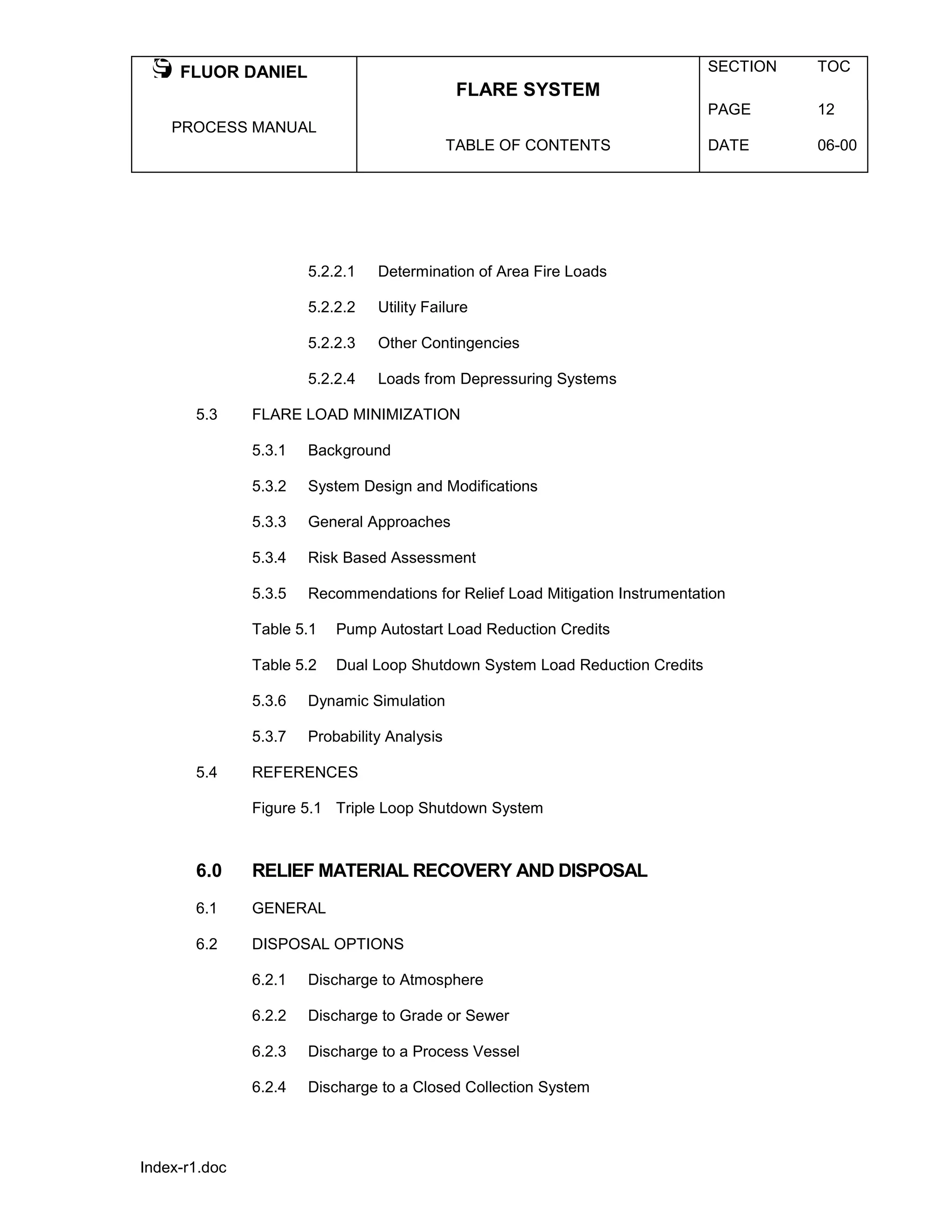 Flare System Process Design Manual - Flour Daniel | PDF