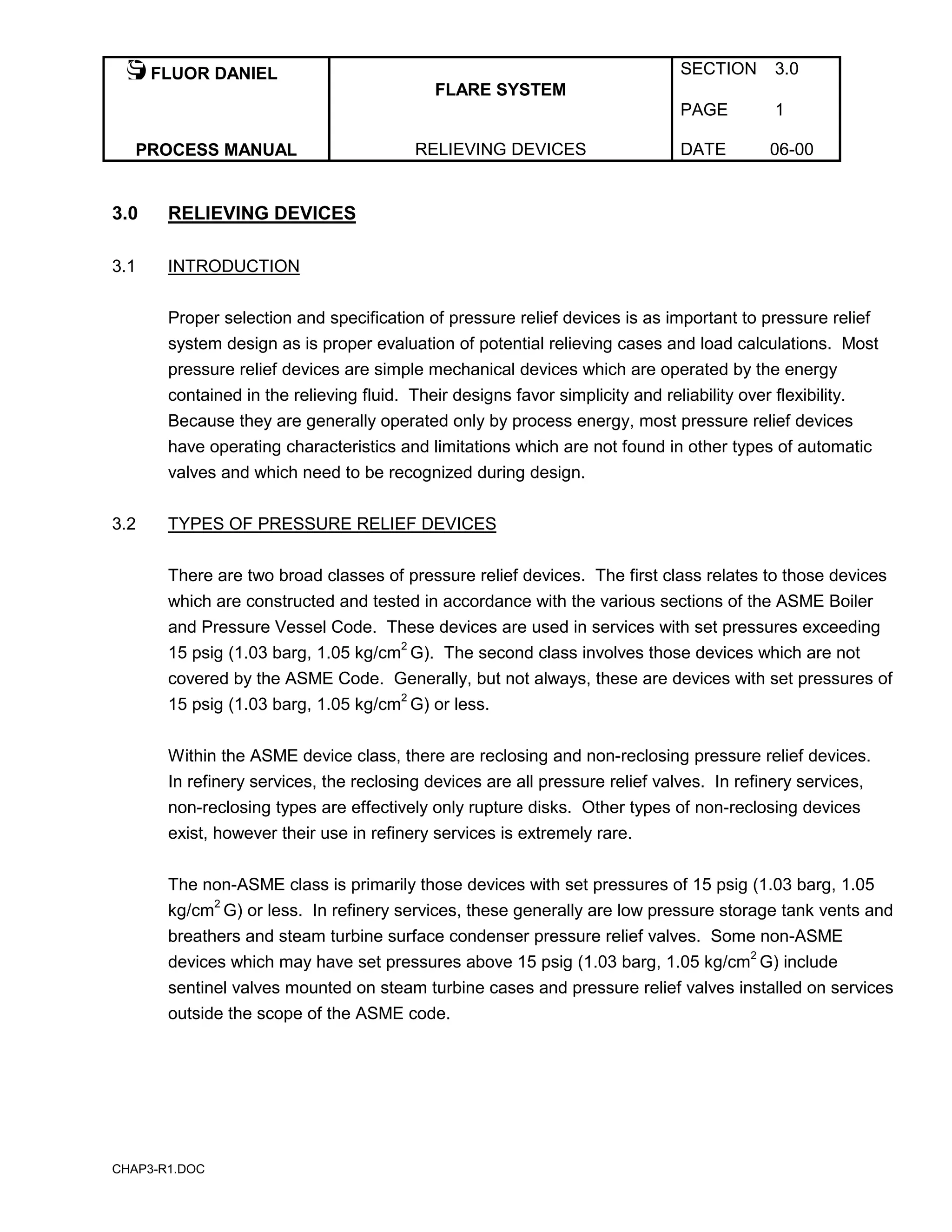 Flare System Process Design Manual - Flour Daniel | PDF