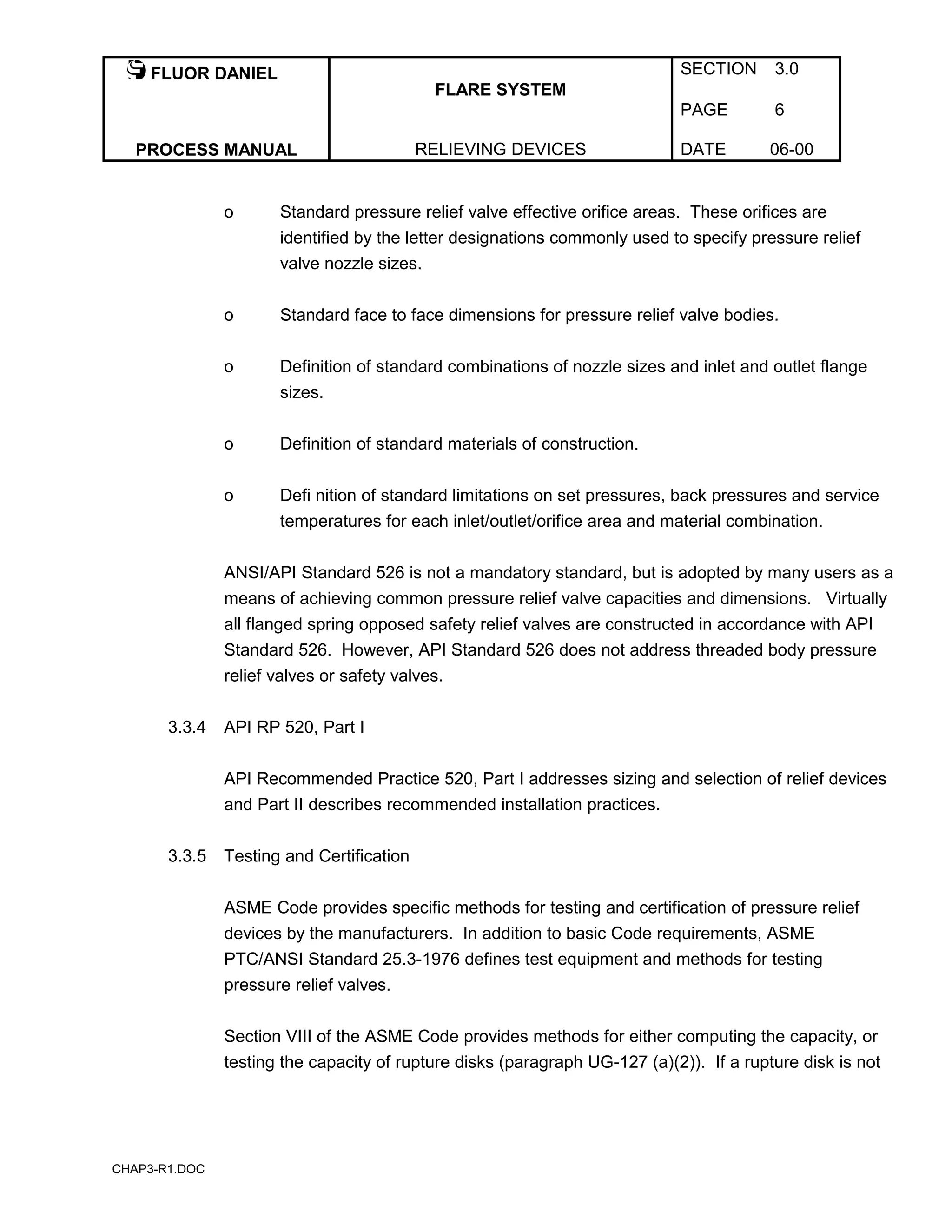 Flare System Process Design Manual - Flour Daniel | PDF