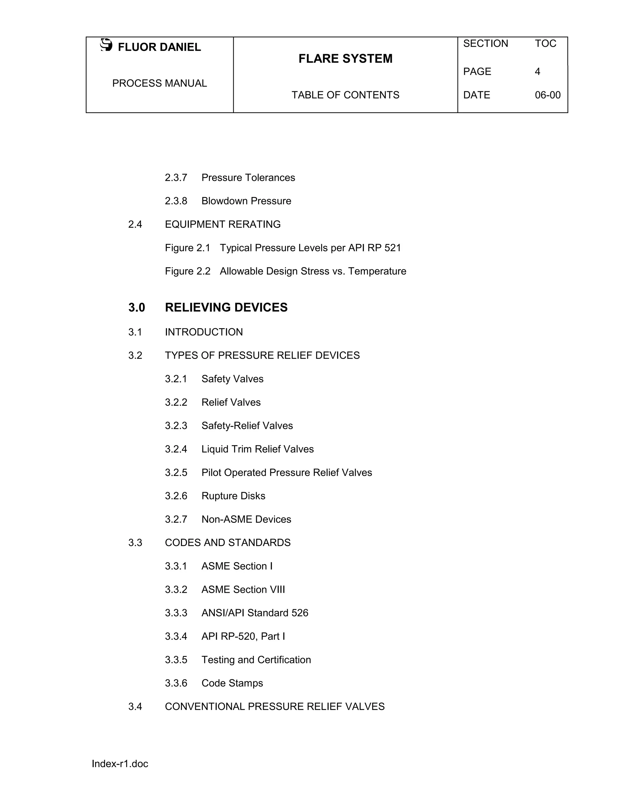 Flare System Process Design Manual - Flour Daniel | PDF