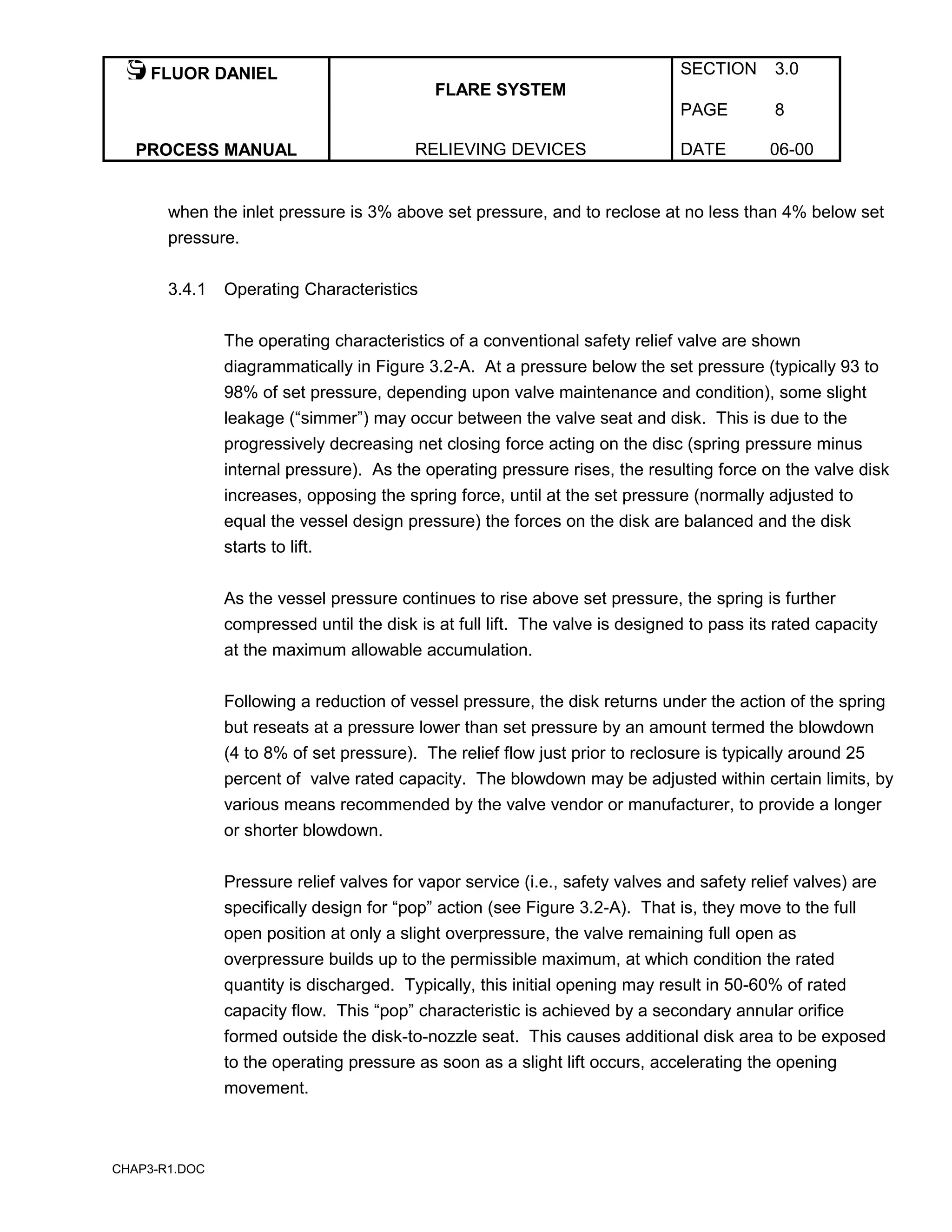 Flare System Process Design Manual - Flour Daniel | PDF