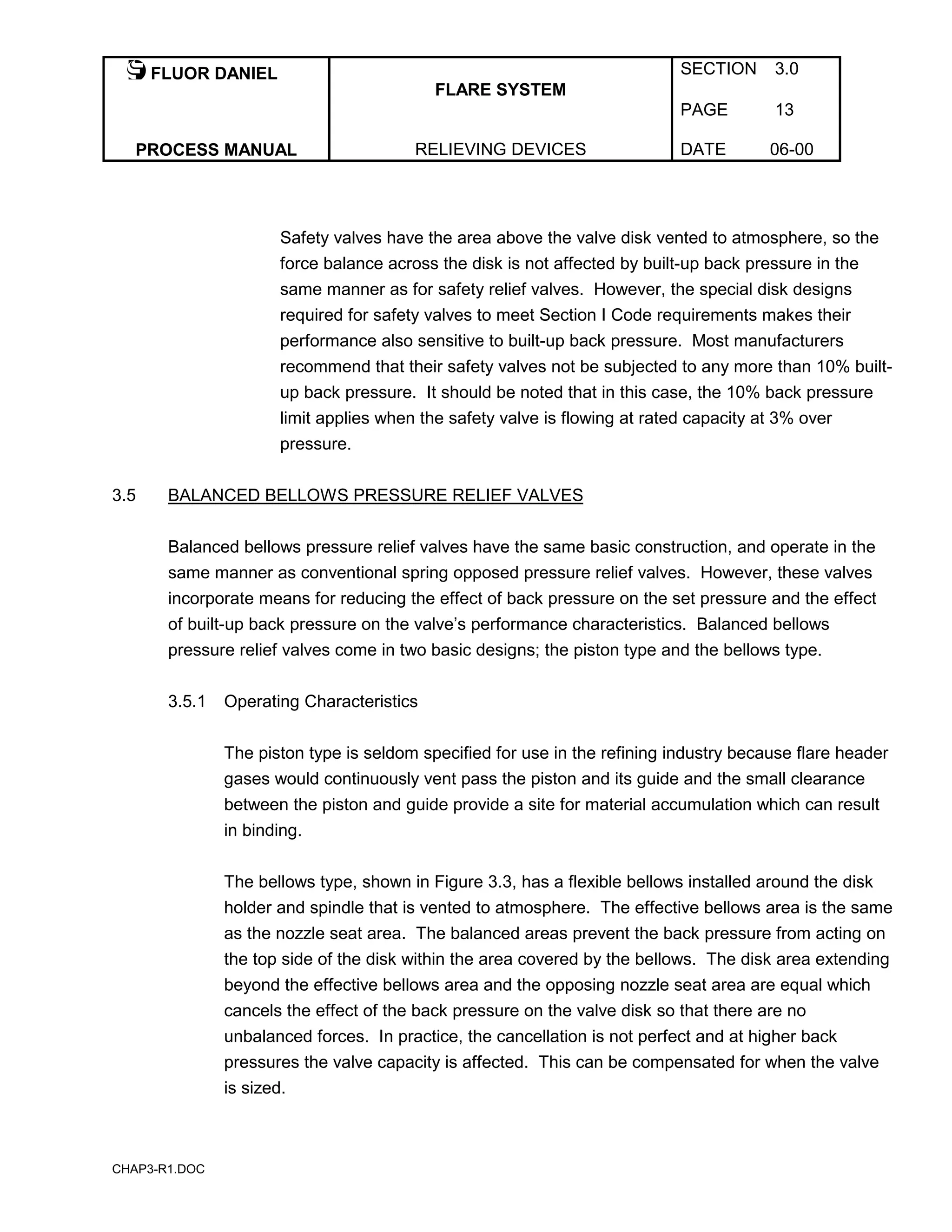 Flare System Process Design Manual - Flour Daniel | PDF