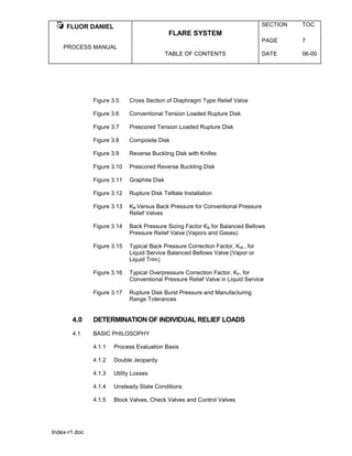 Flare System Process Design Manual - Flour Daniel | PDF