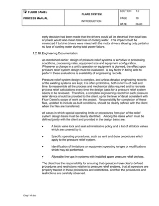 Flare System Process Design Manual - Flour Daniel | PDF