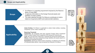 Annual FLA Return - Foreign Liabilities and Assets 2023 | PPTX