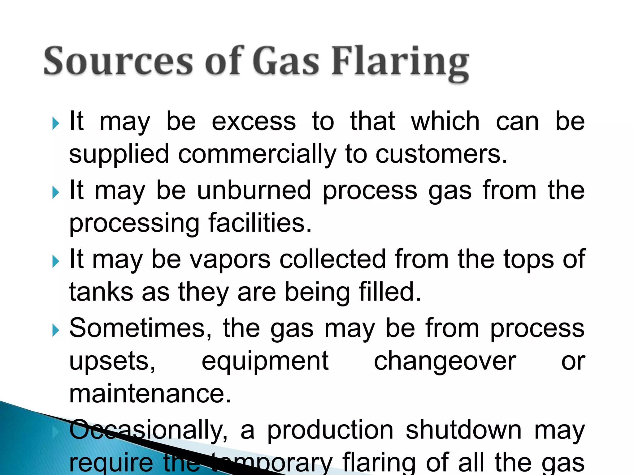 Flaring practices in petroleum industry | PPTX