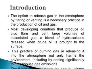 Flaring practices in petroleum industry | PPTX