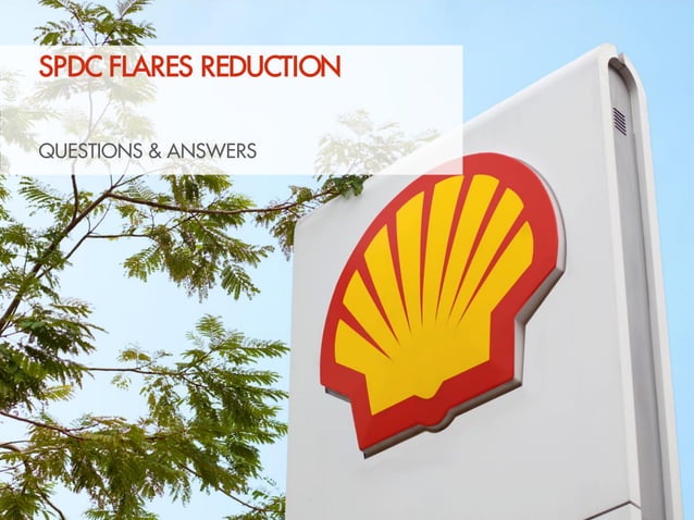 SPDC Flares Reduction Programme | PDF