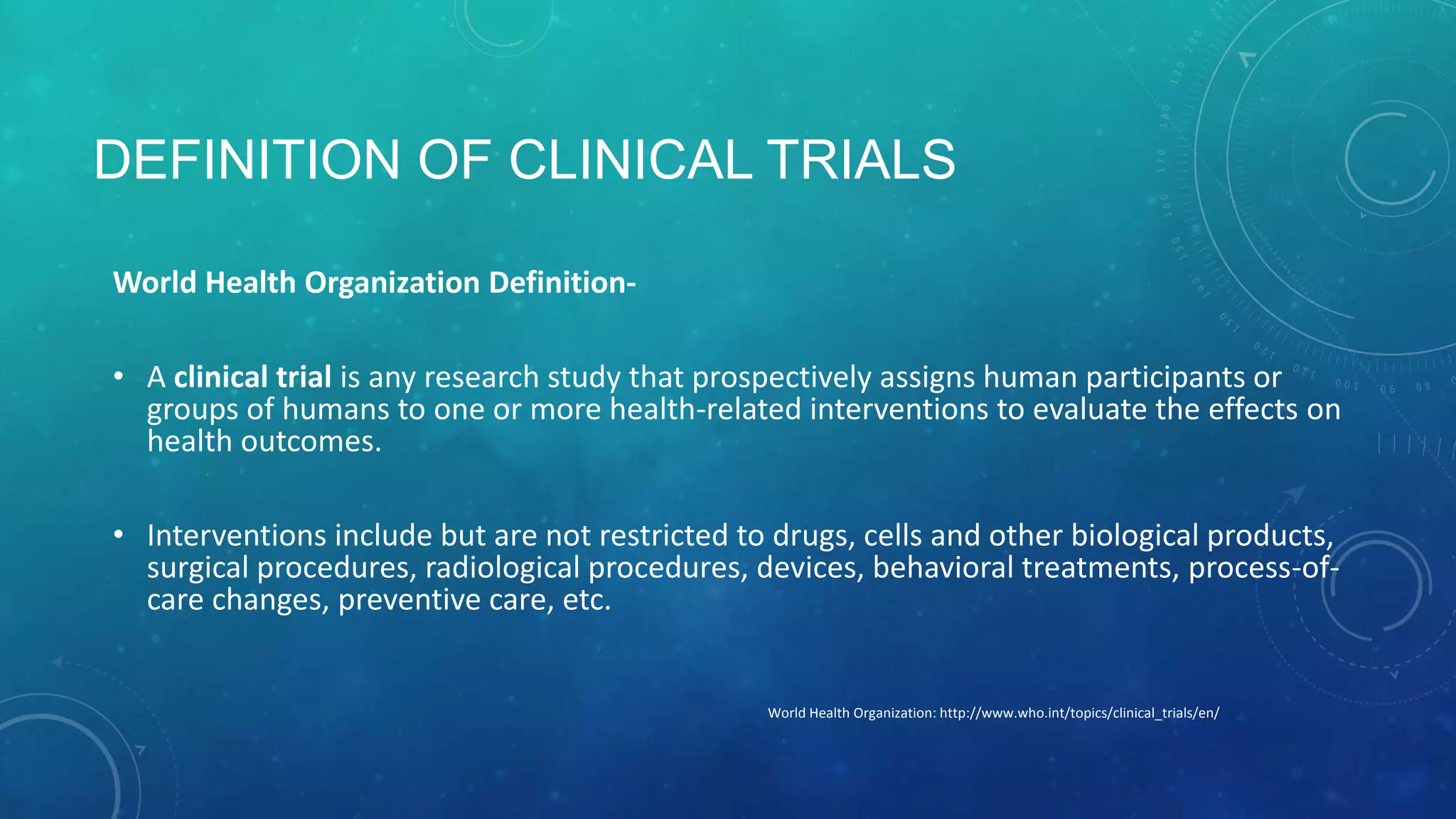 Why Do We Need Clinical Trials? | PPT