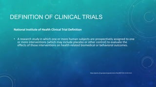 Why Do We Need Clinical Trials? | PPT