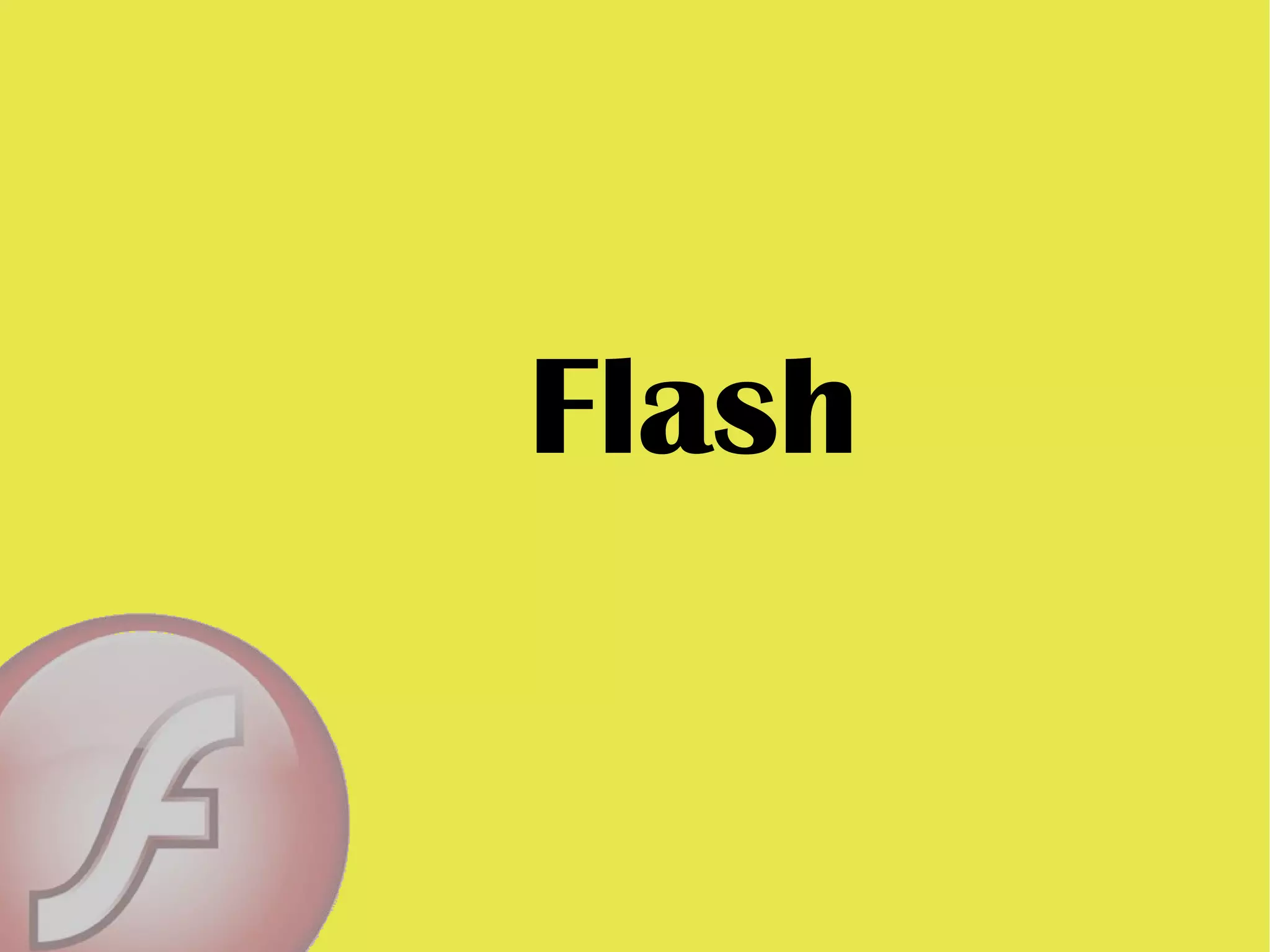 Flash | PPT