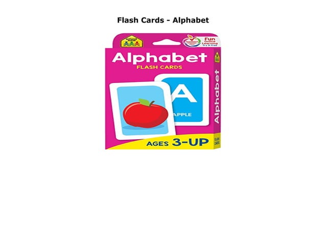 Flash Cards - Alphabet | PDF