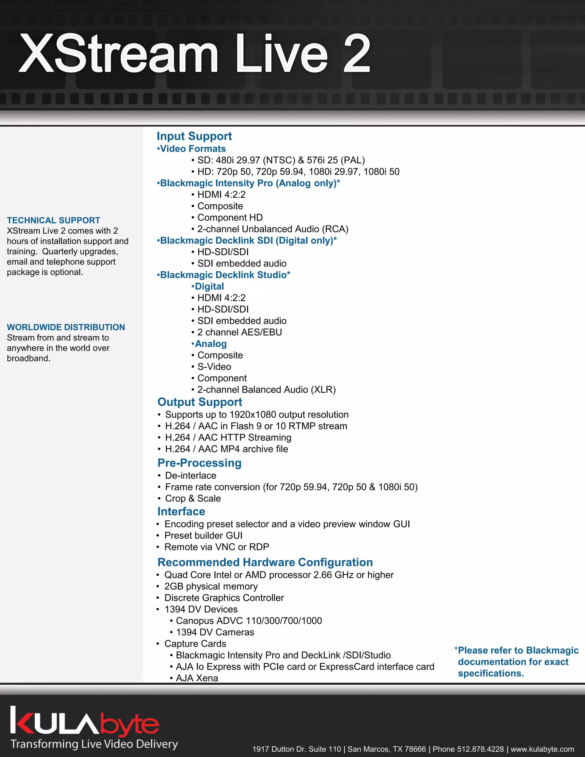 Flash Live Video Streaming Software | PDF