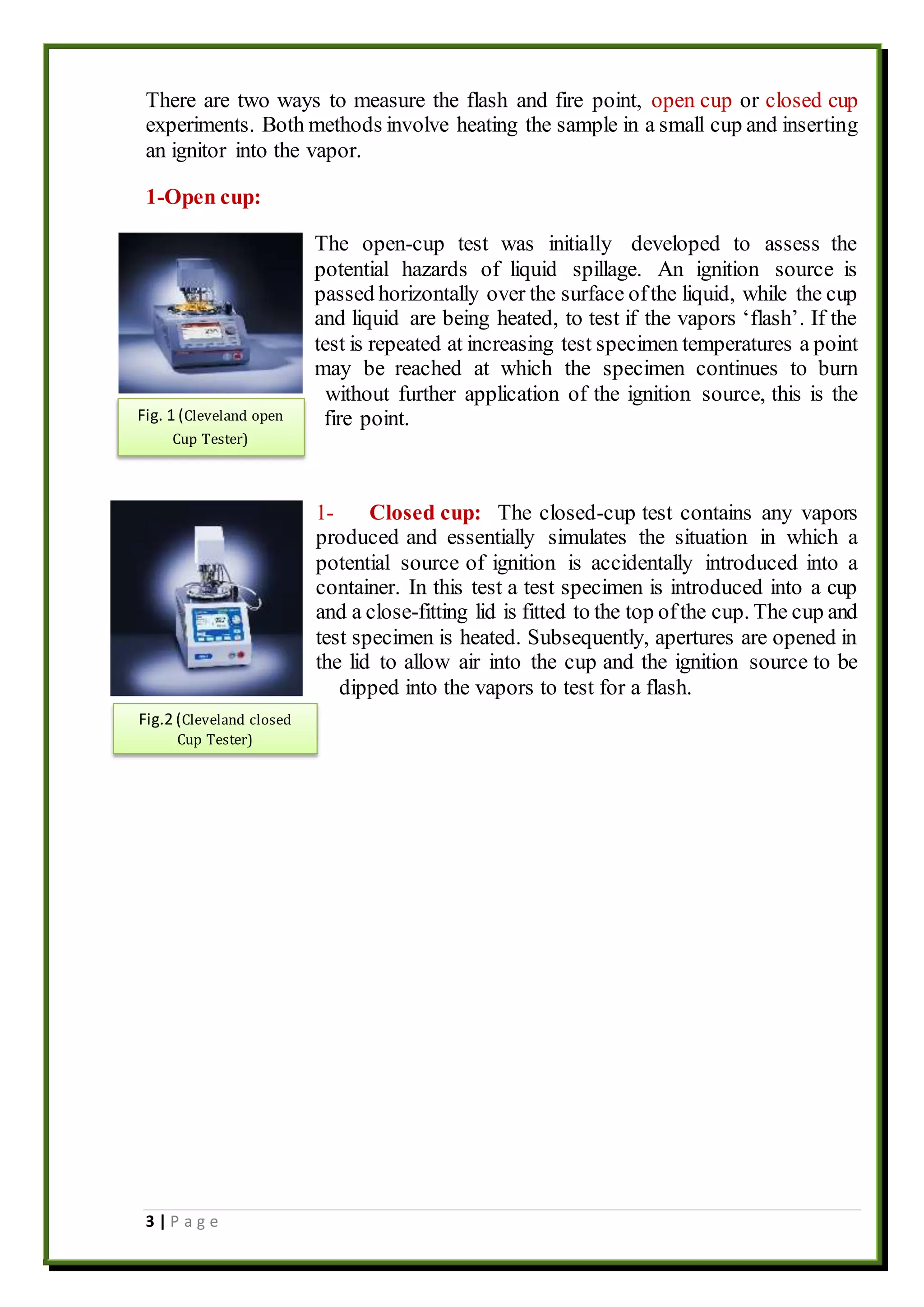 Flash point determination by-Diar Ismail | DOCX