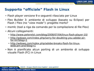 Flash e software libero | PDF