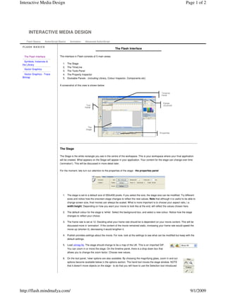 Flash 5 interface | PDF