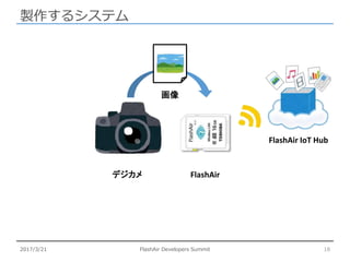 FlashAir IoT Hubで計測値・イメージをアップロード！ | PPTX