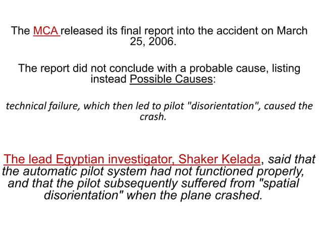 Flash airlines flight 604 | PPT