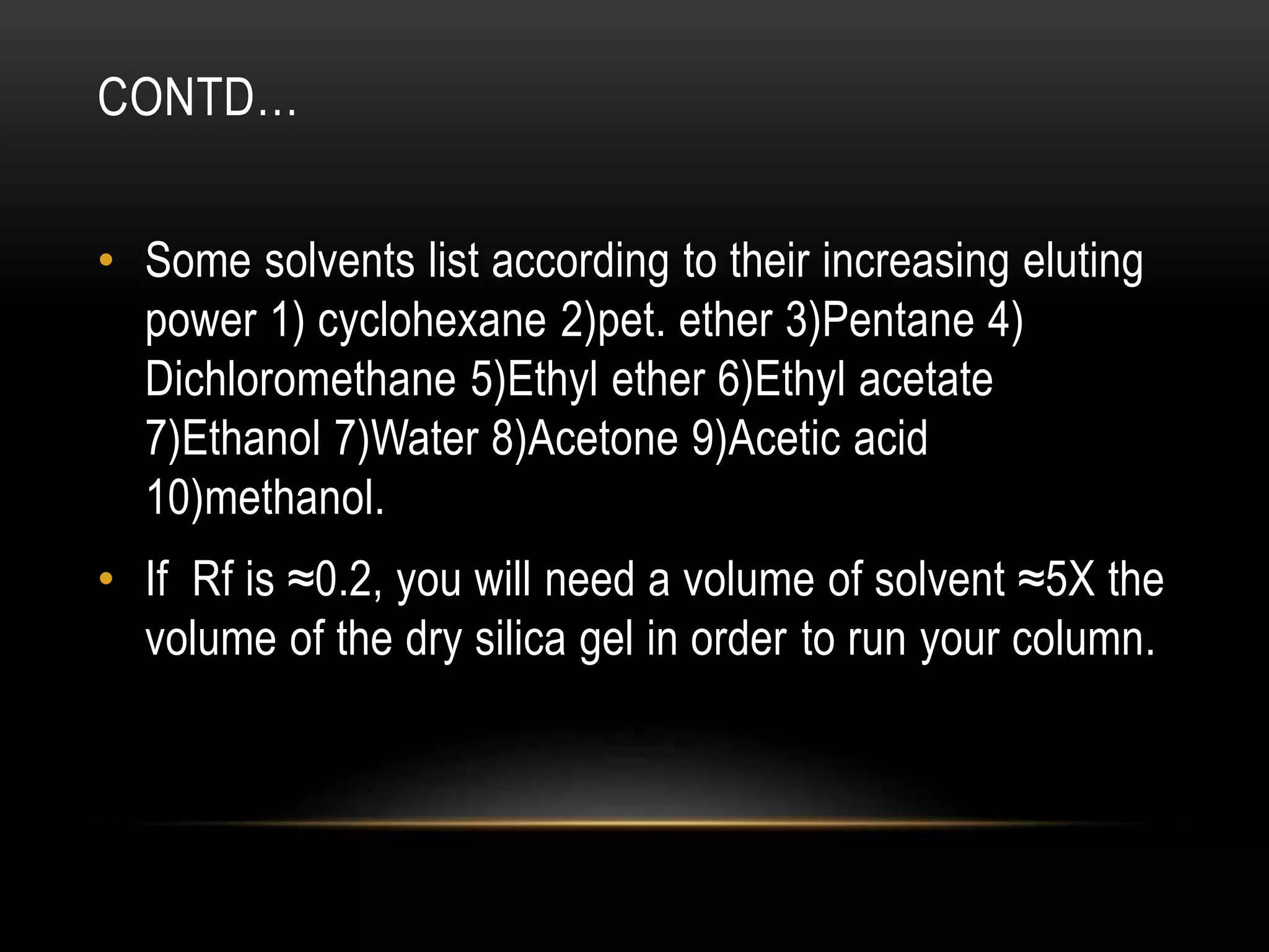 Flash and chiral chromatography | PPTX