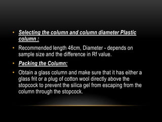 Flash and chiral chromatography | PPTX