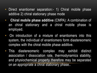 Flash and chiral chromatography | PPTX