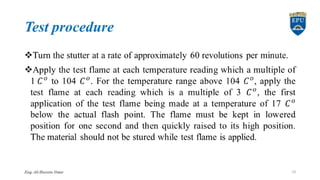 Flash and fire point test | PDF