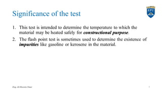 Flash and fire point test | PDF
