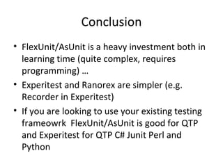Flash automation tools benchmarking v3 | PPT